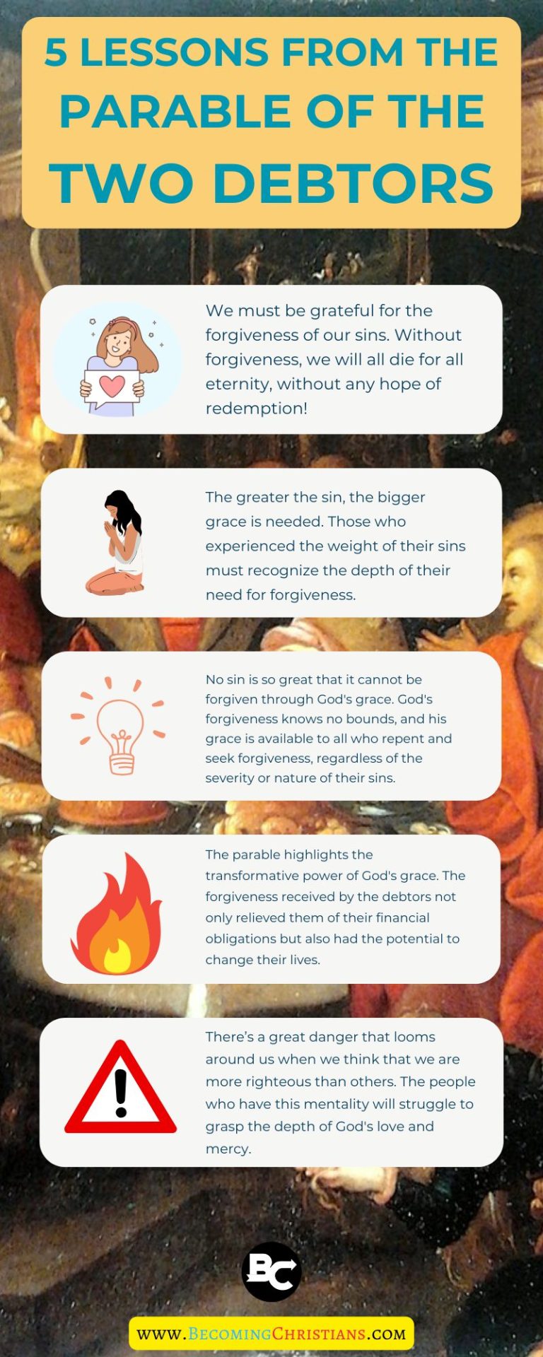 The Parable of the Two Debtors: 15 Powerful Lessons to Learn
