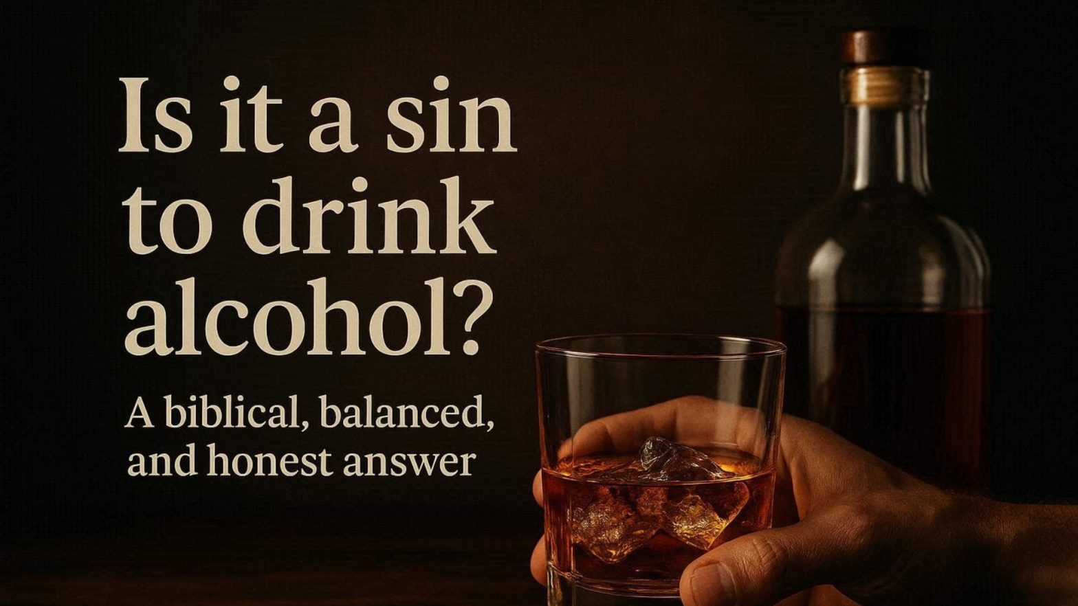 Is It a Sin to Drink Alcohol? A Biblical Perspective